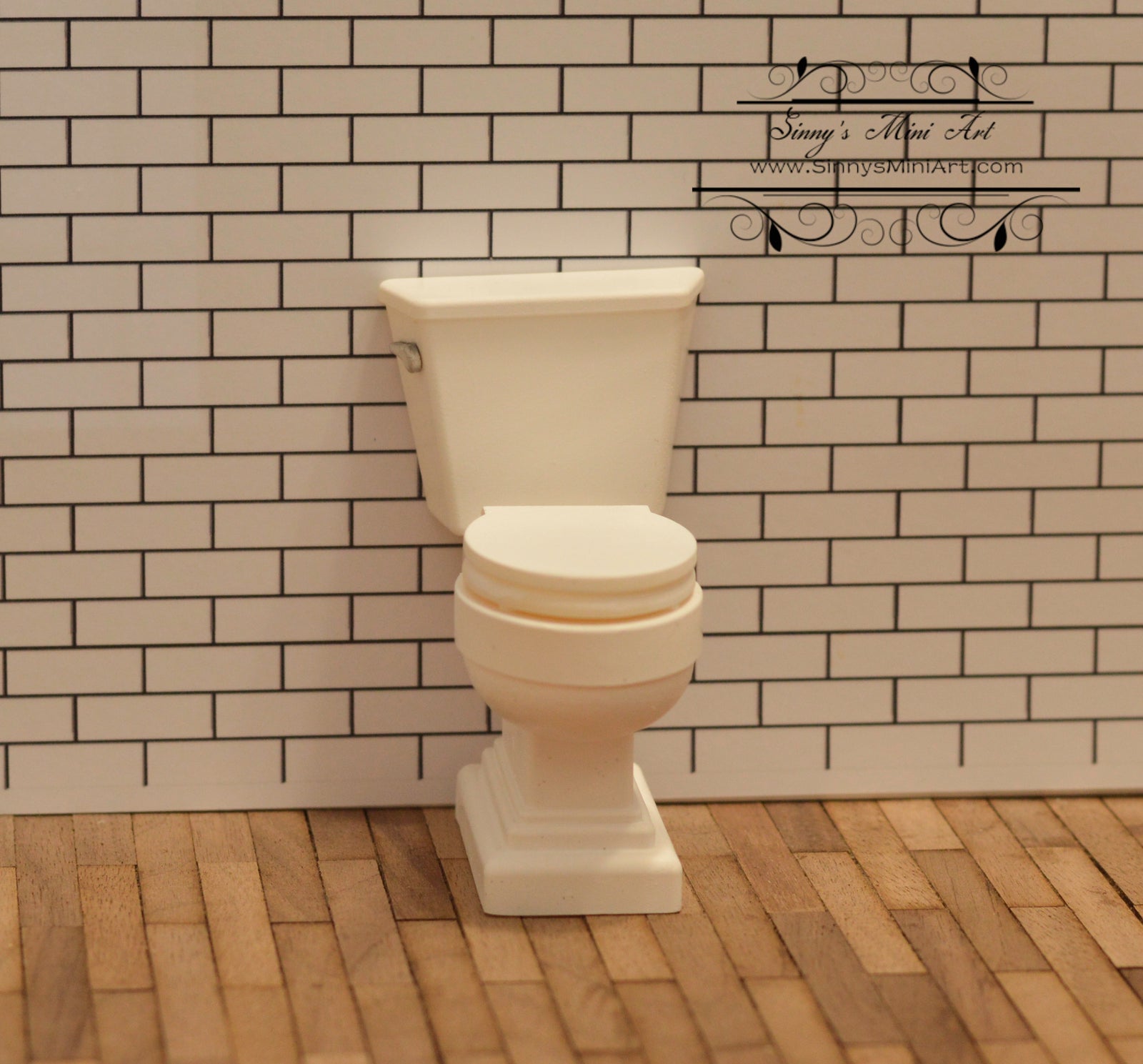 1:12 Dollhouse Miniature Toilet SMA A005 – Sinny's Mini Art